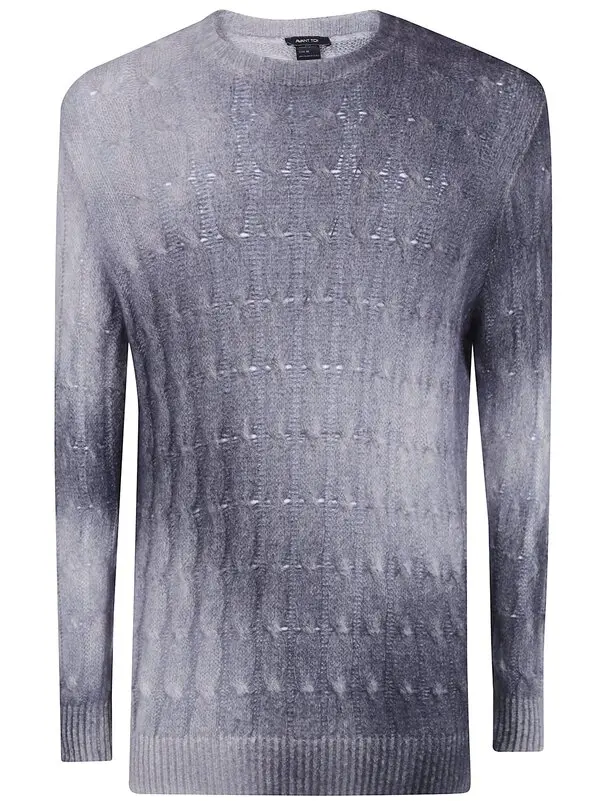 Avant Toi Sweater Gradient Effect "cashmere And Silk Pullover