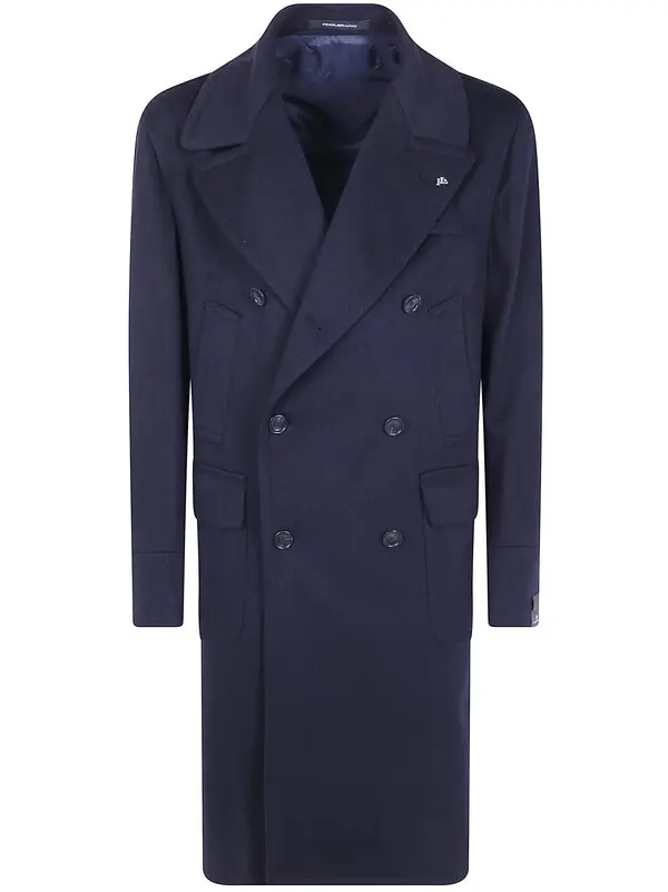 Tagliatore Coat Wool "c Sherry - Blue
