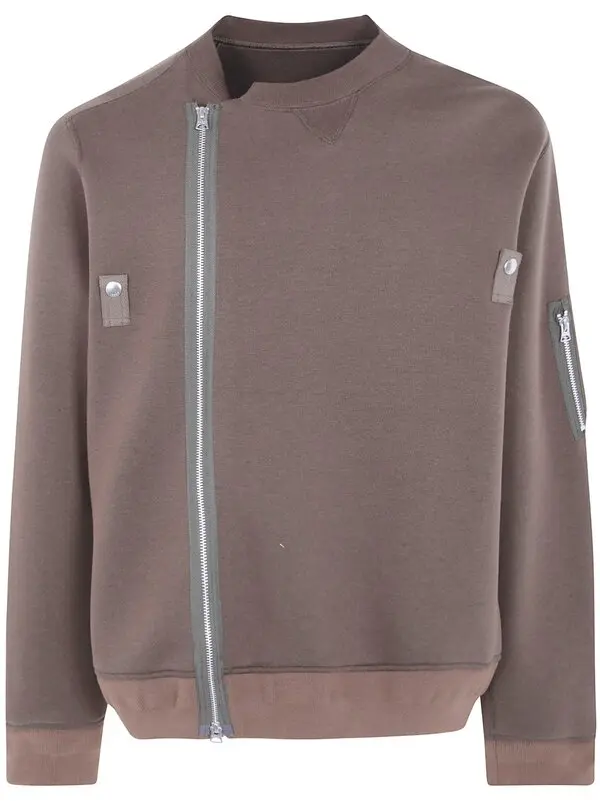 Sacai Sweatshirt Zippered "sponge Sweat Blouson