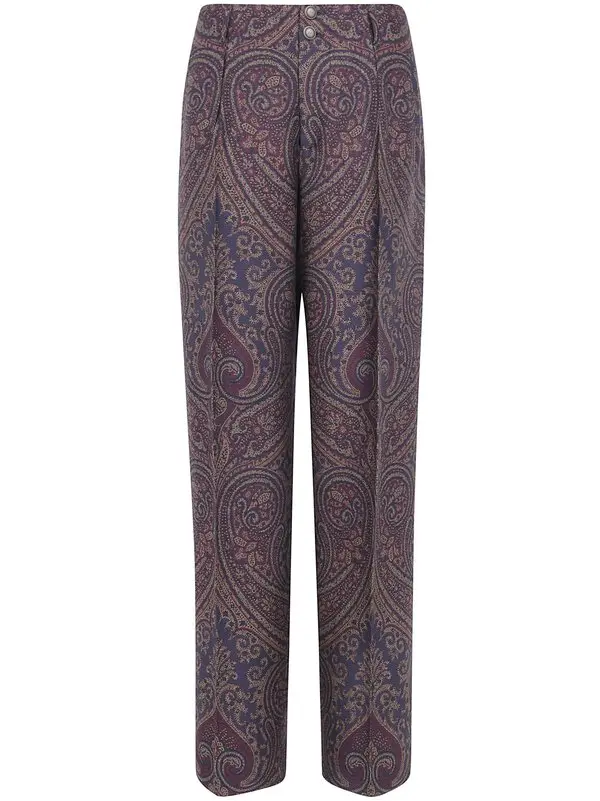 Etro Pants Paisley Print "wrea008899tjb1b