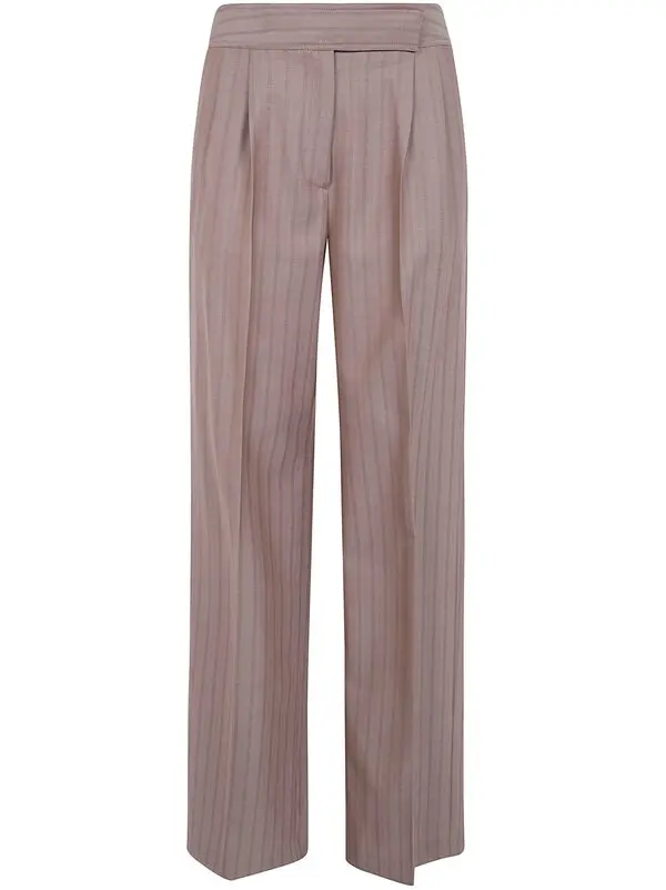 Etro Pants High Waist Wide Leg Trousers