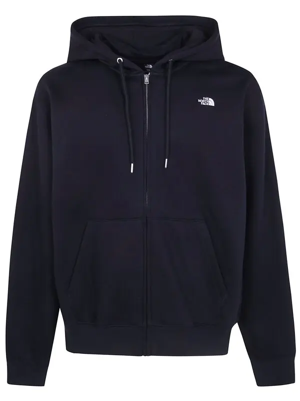 The North Face Sweatshirt Full Zip "essential Simple Dome - Black