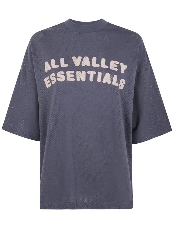 Fear Of God T-shirt Cotton "merch Tee - Gray