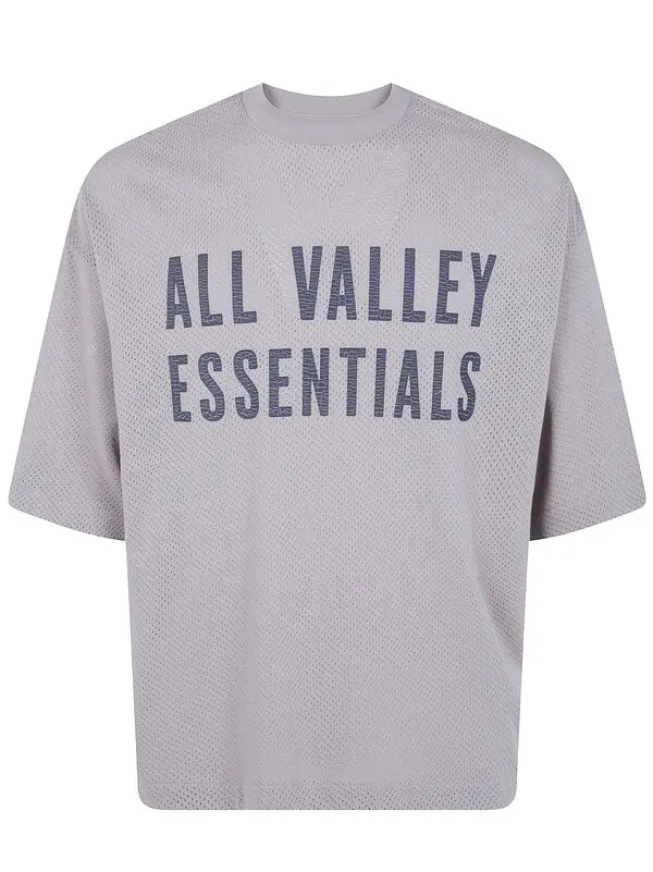 Fear Of God T-shirt Graphic Print "merch Tee - Gray
