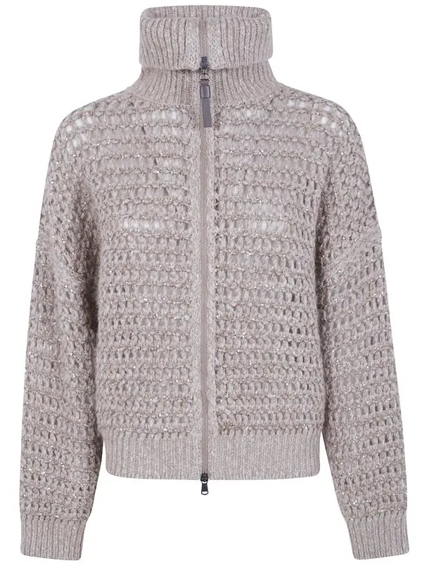 Brunello Cucinelli Sweater Full Zip "mgo378806 Cva05