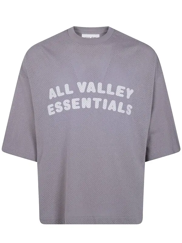 Fear Of God T-shirt Short Sleeve "merch Tee - Gray