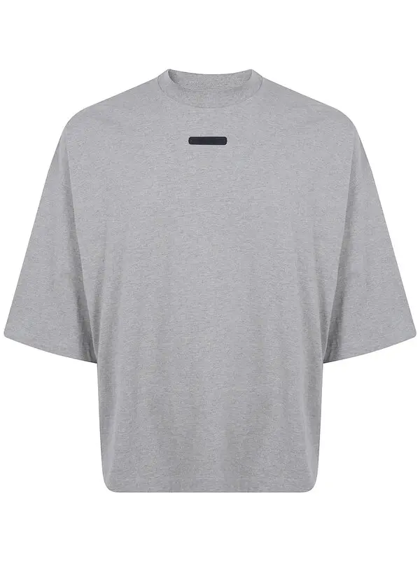 Fear Of God T-shirt Short Sleeve "merch Tee - Beige