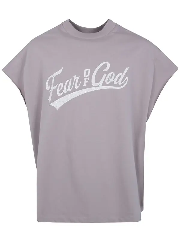 Fear Of God T-shirt Cut Off "90's - Gray
