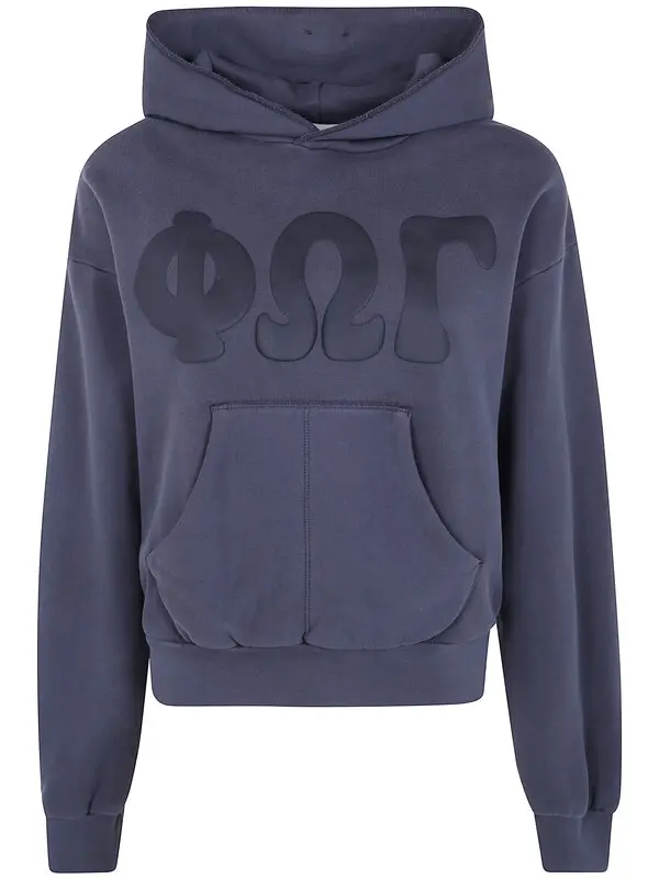 Fear Of God Sweatshirt Hooded "90`s Fleece Hoodie - Gray