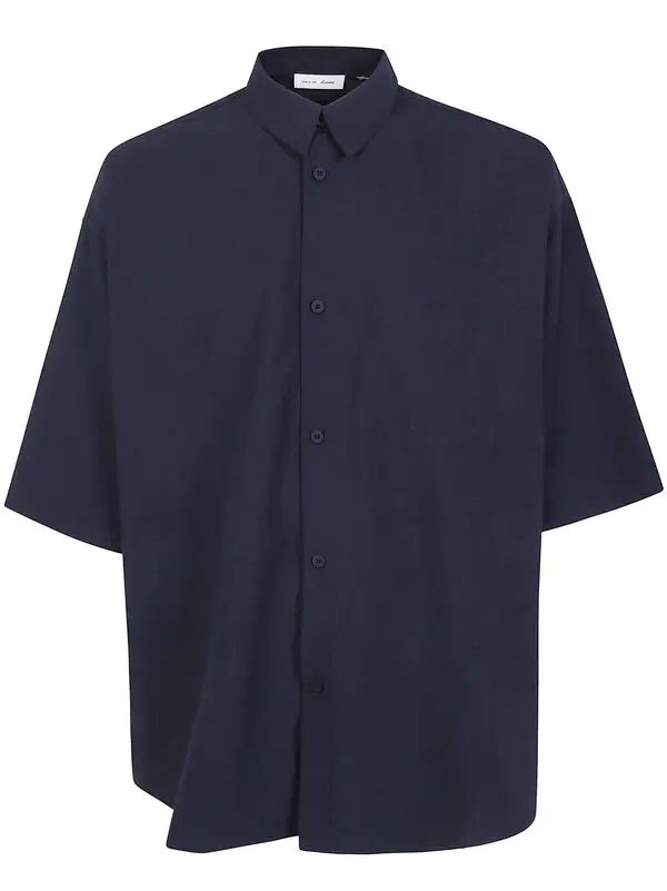 Fear Of God Shirt 3/4 Sleeve Button Up - Black