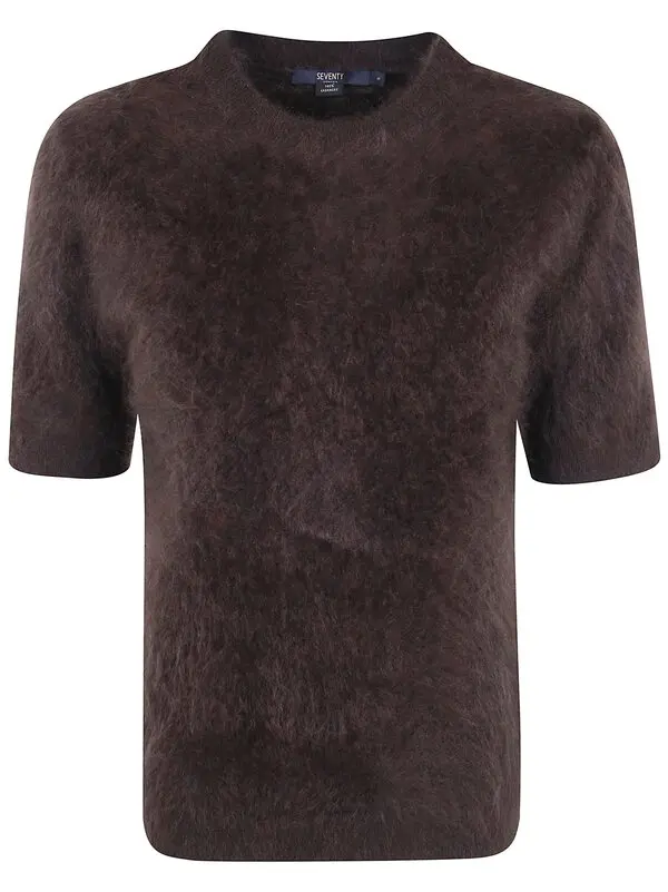 Seventy Sweater Short Sleeves "cashmere Short Sleeves Round Neck