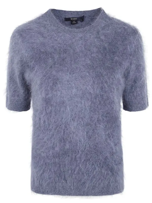 Seventy Sweater Short Sleeves "cashmere Short Sleeves Round Neck