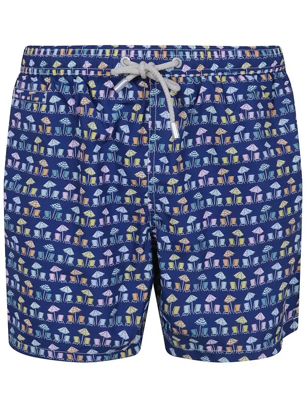 MC2 SAINT BARTH Swim Shorts Lighting Micro Ultralight - Multi
