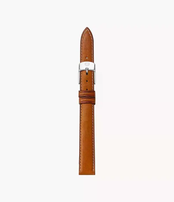 Michele 12mm Saddle Calfskin Strap