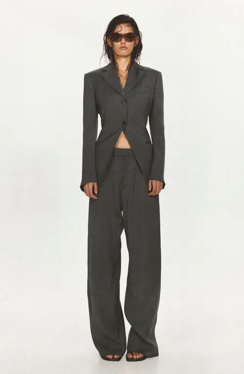 Mango Straight Leg Suit Pants