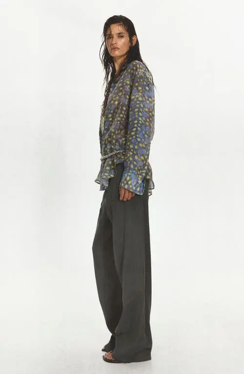 Mango Straight Leg Suit Pants
