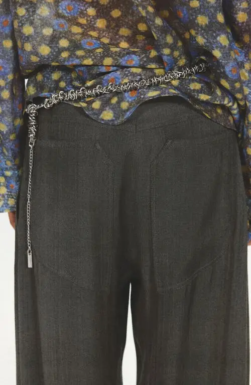 Mango Straight Leg Suit Pants