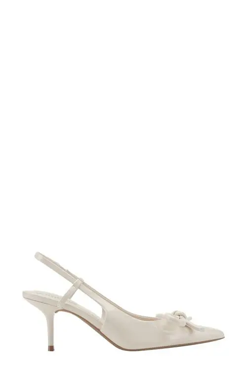 Bandolino Margla Faux Leather Slingback Pump - Ivory