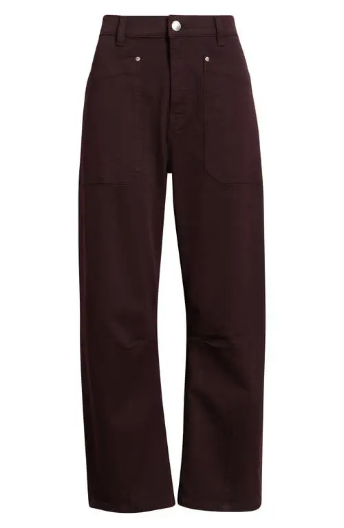 DL1961 Bilie Easy Barrel High-rise Twill Pants