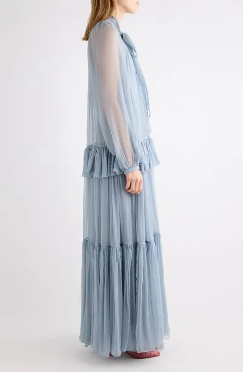 Chloé Silk Mousseline Maxi Dress
