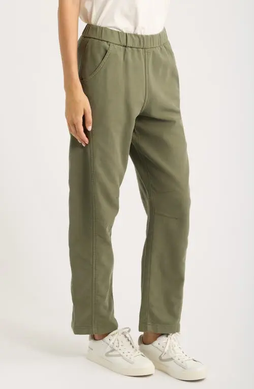 Marine Layer Jessie Barrel Leg Cotton Blend Pants
