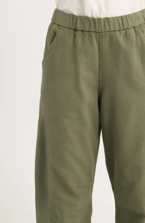 Marine Layer Jessie Barrel Leg Cotton Blend Pants