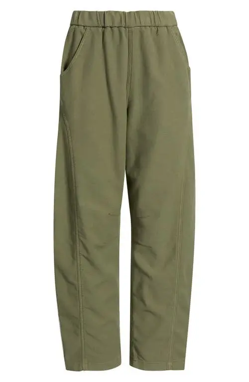 Marine Layer Jessie Barrel Leg Cotton Blend Pants