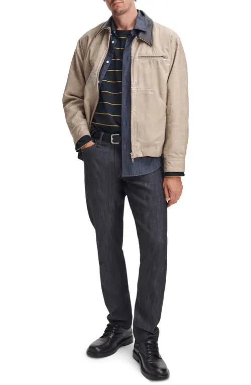 Rag & Bone Boxy Striped Long Sleeve T-shirt - Saltwater
