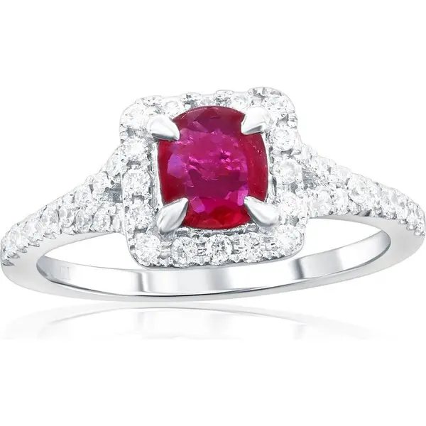 SOUZANA BY SUZY LEVIAN 14k Gold Ruby & Diamond Ring - Red