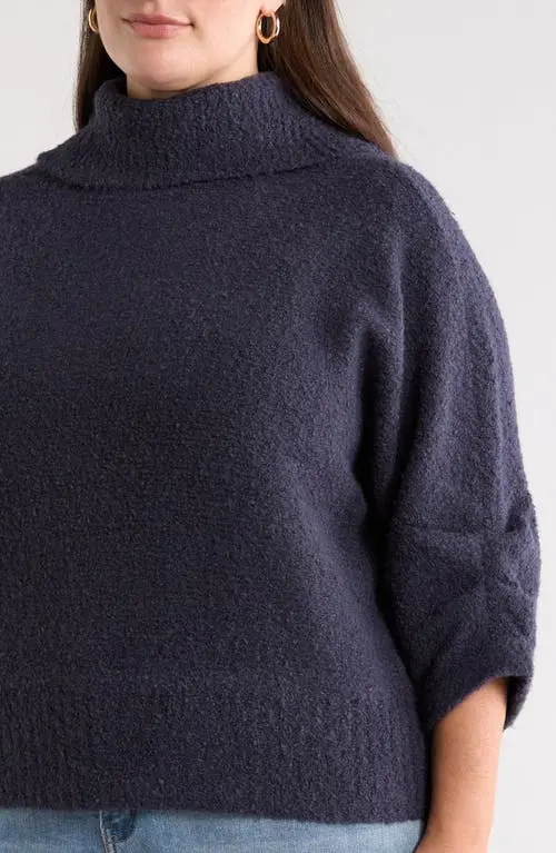 Wit & Wisdom Dolman Sleeve Sweater - Blue Charcoal