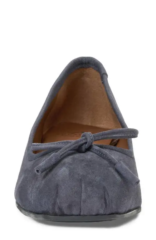 Aquatalia Water-resistant Suede Block Heel Pumps - Ash Navy Suede