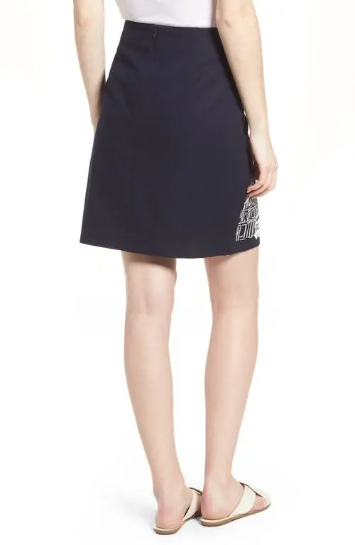 Boden Tilda Embroidered Cotton Skirt