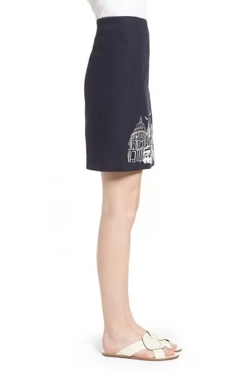 Boden Tilda Embroidered Cotton Skirt