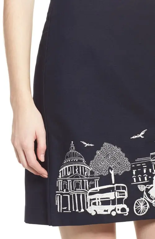 Boden Tilda Embroidered Cotton Skirt