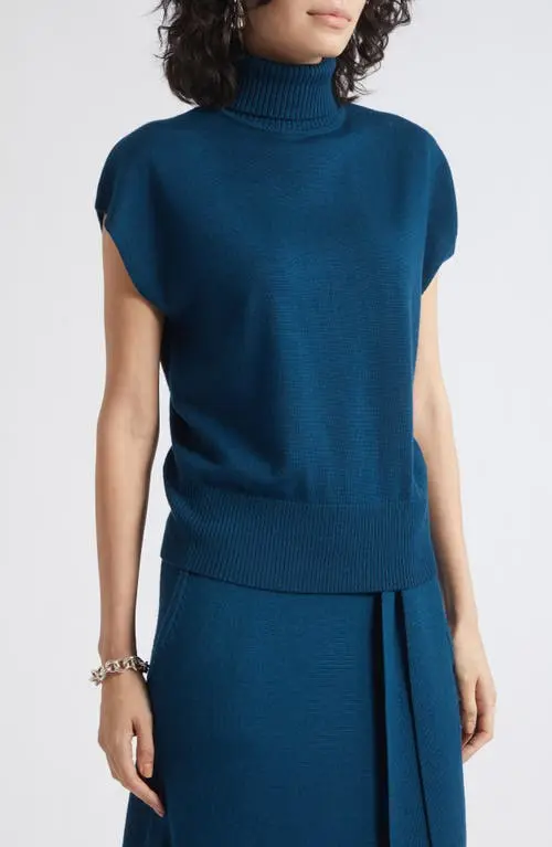 Ramy Brook Natalie Wool Turtleneck Sweater - Dark Teal