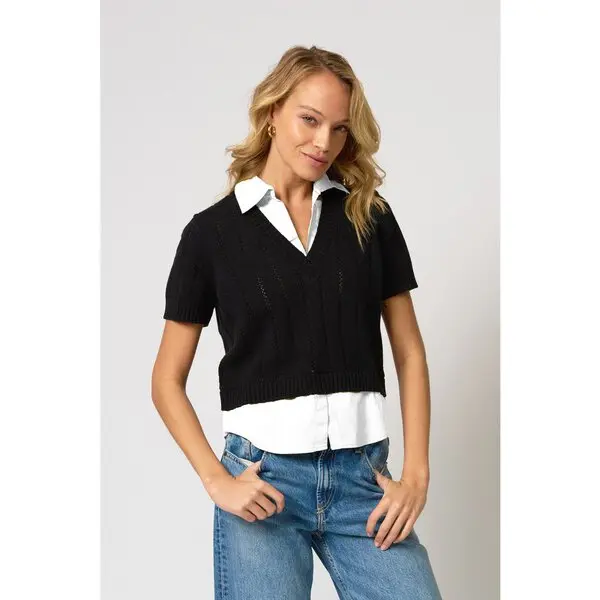 Central Park West Paulie Short Sleeve Twofor
