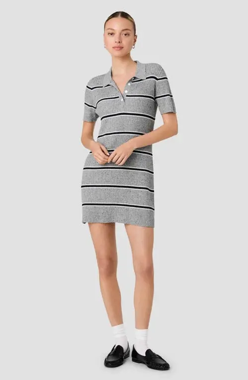 French Connection Mason Varsity Stripe Knit Minidress