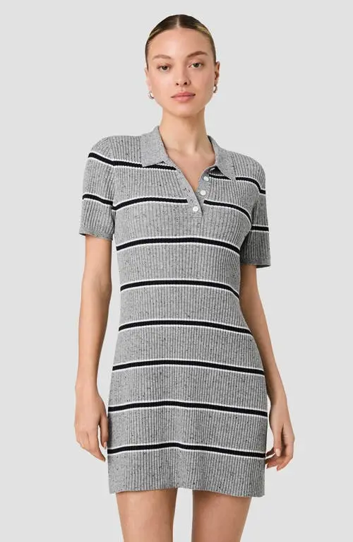 French Connection Mason Varsity Stripe Knit Minidress