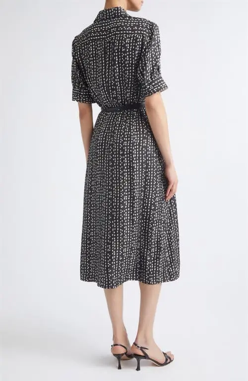 Altuzarra Eleanor Wool Stretch Twill Midi Shirtdress