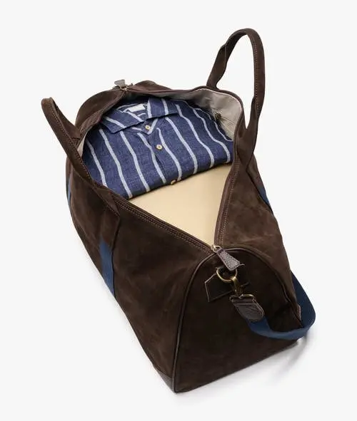 MY STYLE BAGS Boston Duffel Bag Deluxe - Dark Brown