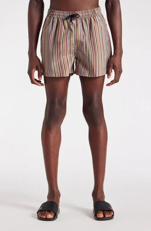 Paul Smith Signature Striped Swim Trunks