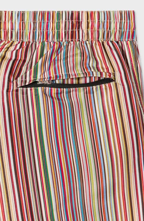 Paul Smith Signature Striped Swim Trunks