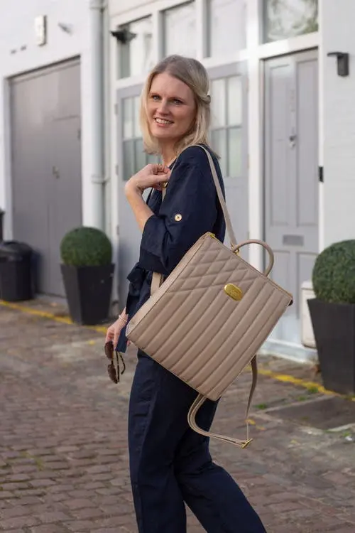 LABANTE LONDON Danai Vegan Backpack - Beige