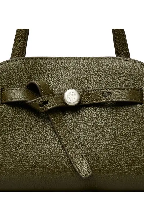 Tory Burch Romy Small Bauletto Leather Handbag - Leccio