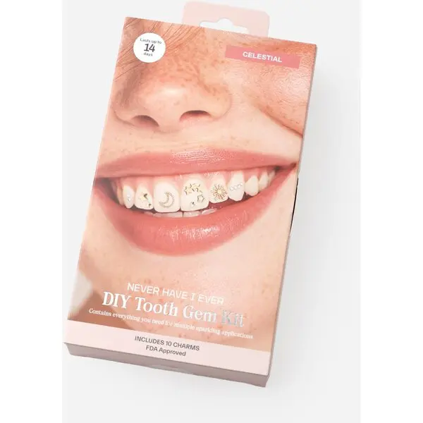 NEVER HAVE I EVER SHOP Celestial Tooth Gem Kit - White