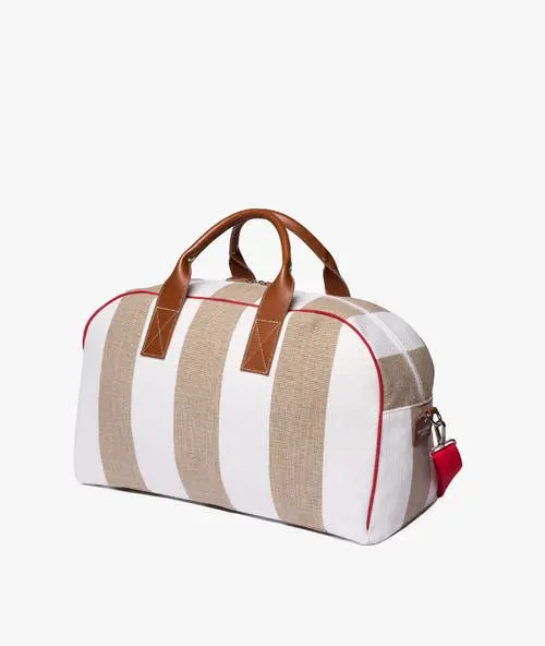 MY STYLE BAGS Standford Duffel Bag - White/sand