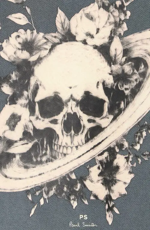 Paul Smith Skull Saturn Floral Graphic Sweatshirt