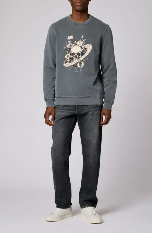 Paul Smith Skull Saturn Floral Graphic Sweatshirt
