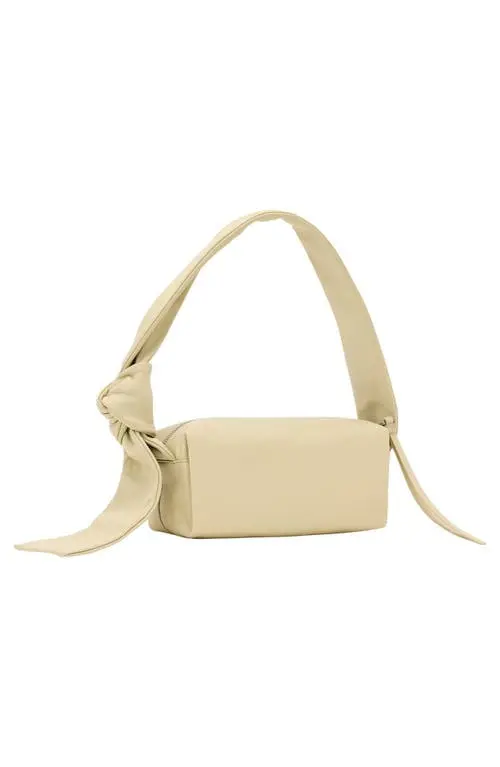 ALLSAINTS Effie Knot Leather Shoulder Bag - Bone White