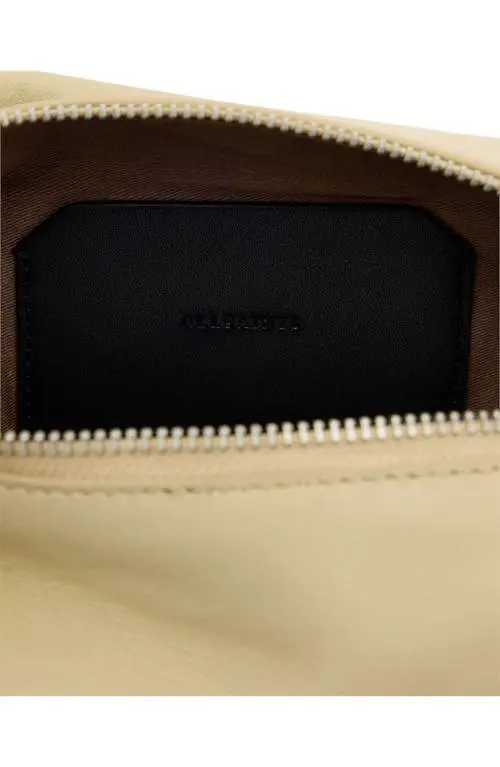ALLSAINTS Effie Knot Leather Shoulder Bag - Bone White